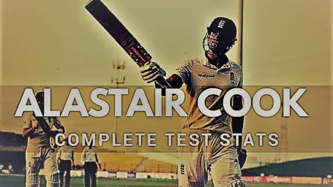 Alastair Cook Test Stats & Records Unveiled [INFO GRAPHICS] - CricIndeed