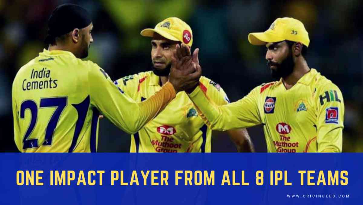 Choosing One Impact Player from all IPL 2020 teams - CricIndeed