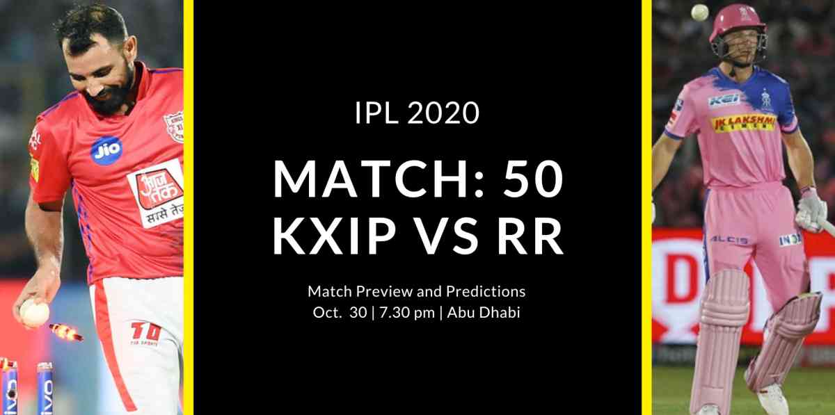 KXIP vs RR – Match Preview, Head to Head, and Key Players List - CricIndeed