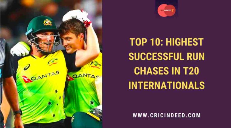 Highest Successful Run Chases in T20Is - CricIndeed