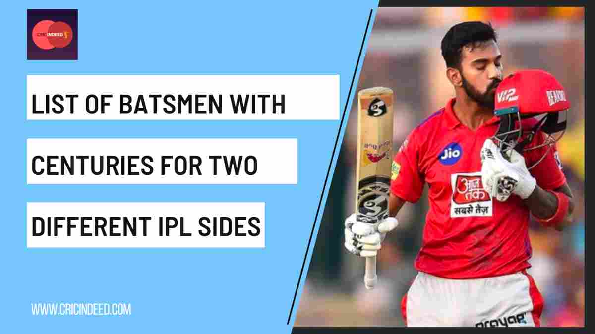 IPL Stats: Batters with Centuries for Two Different Teams (Franchises ...