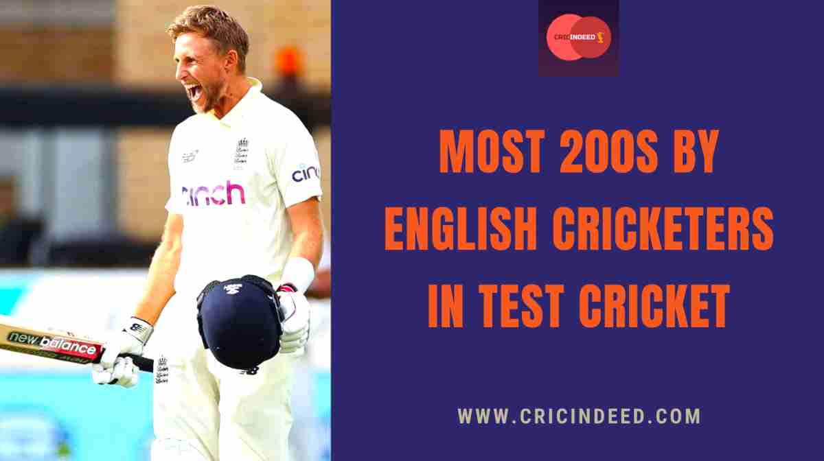 Most Test Double Centuries by England Batters - CricIndeed
