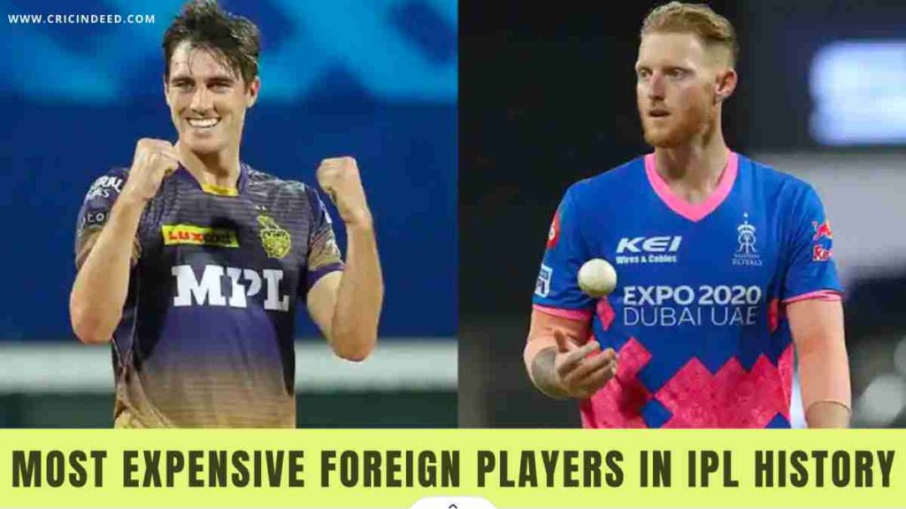 IPL: Most Expensive Foreign Players - CricIndeed