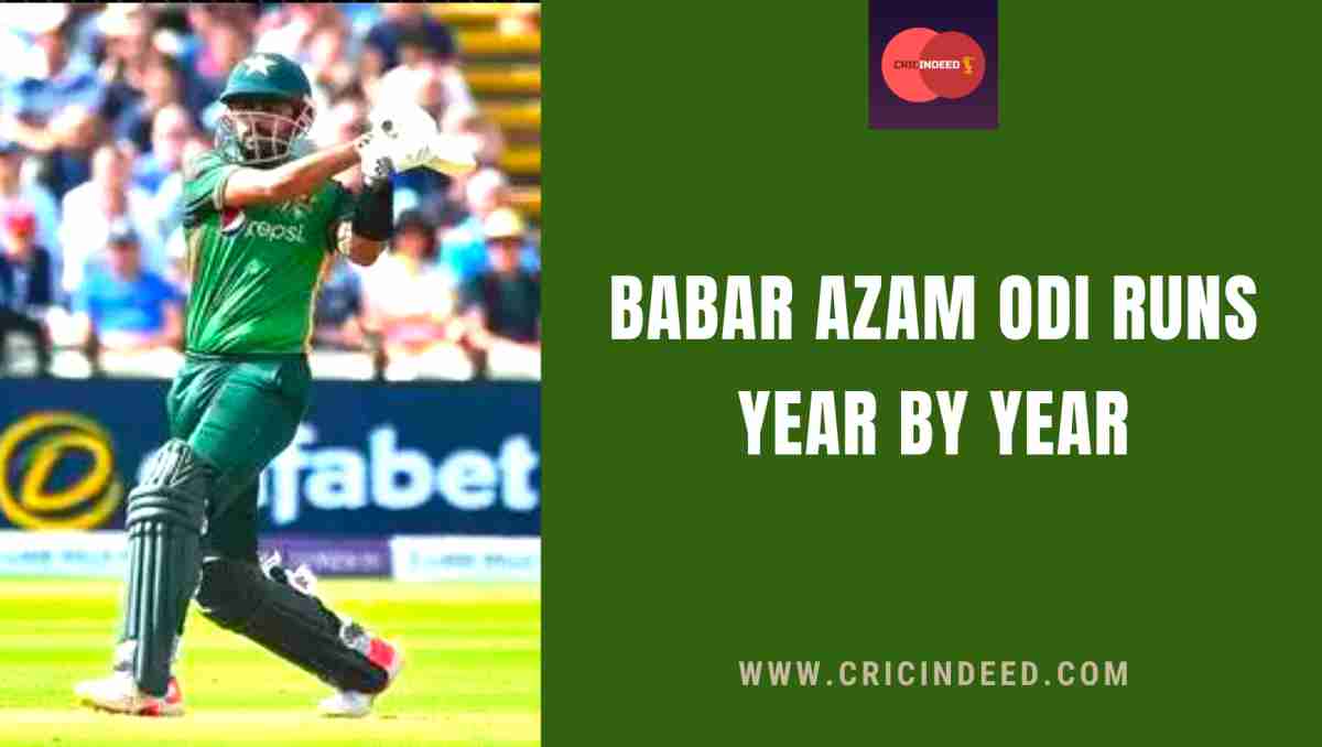 Babar Azam ODI Runs: Year by Year Statistics, Centuries & Average (2015 ...