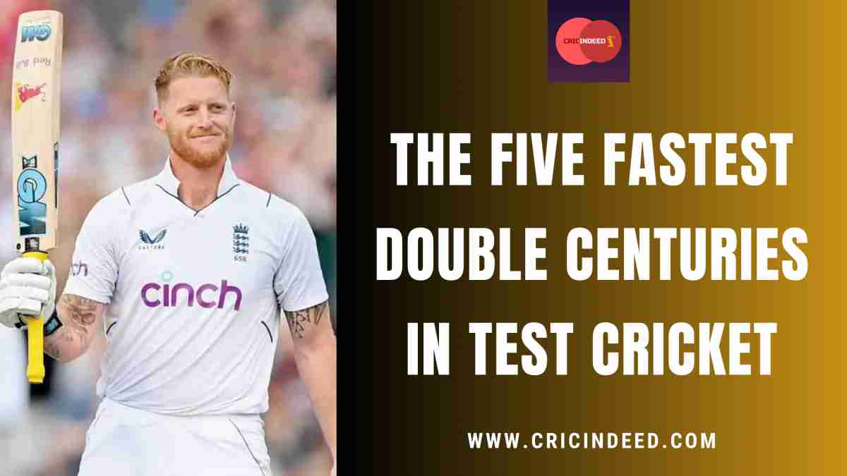 Test Cricket: Fastest Double Centuries - CricIndeed
