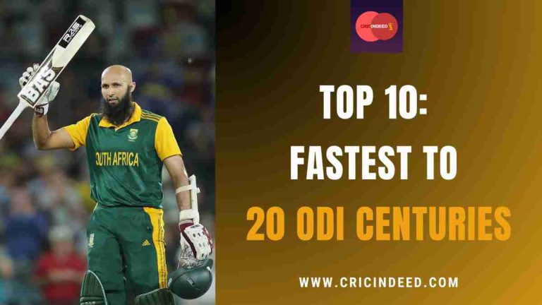 Fastest to 20 ODI Centuries - CricIndeed