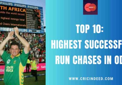 Top 10: India's Highest Run Chases in ODI - CricIndeed