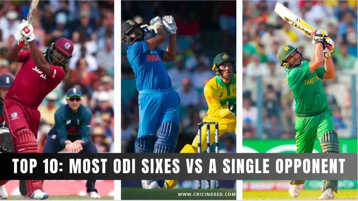 Top 10: Batters with Most ODI Sixes against a Single Opponent - CricIndeed
