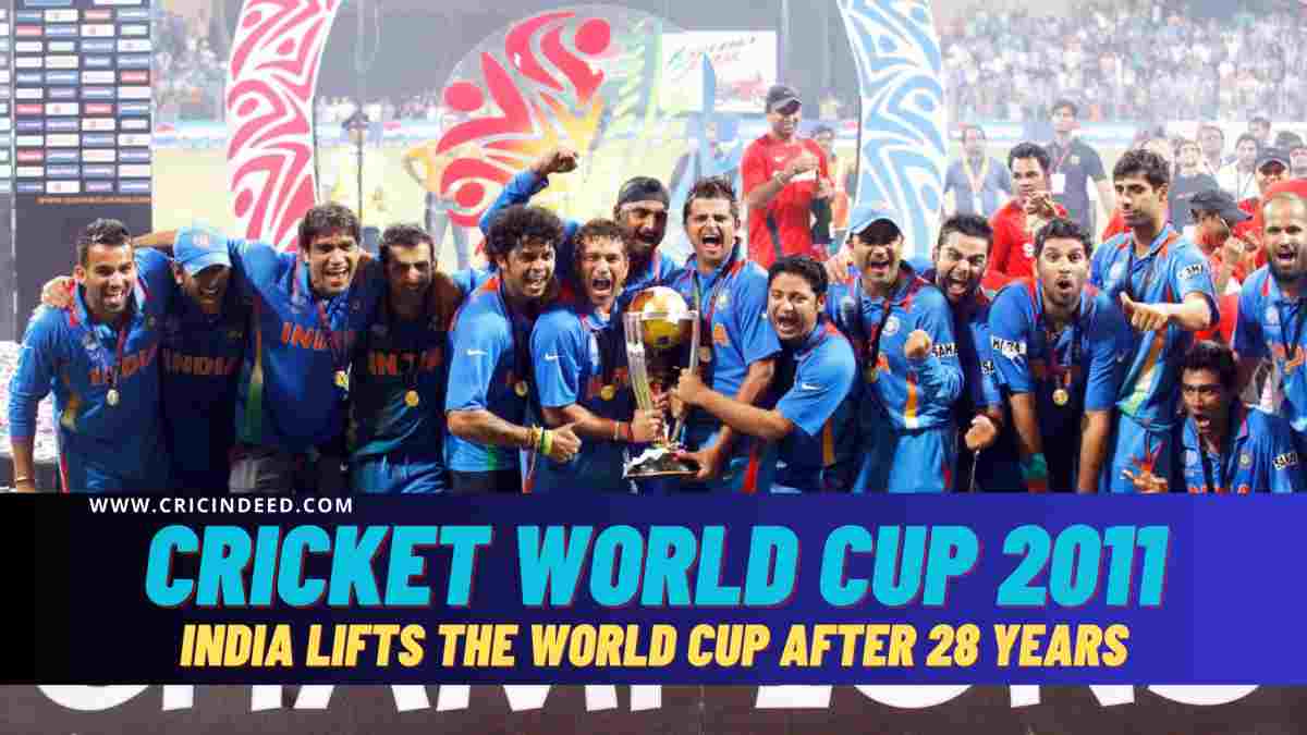 Cricket World Cup 2011: India Lifts the World Cup After 28 Years ...
