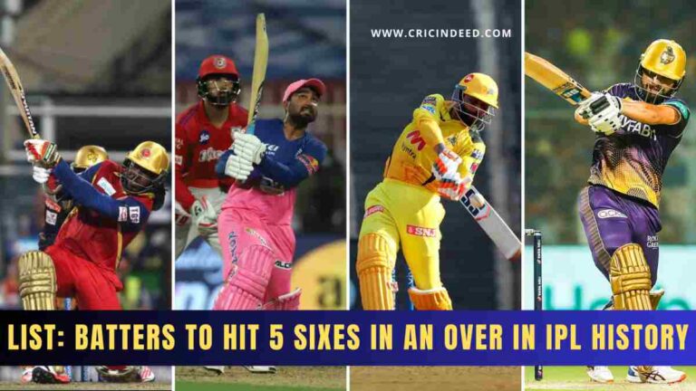List: Batters to Hit 5 Sixes in an Over in IPL History - CricIndeed