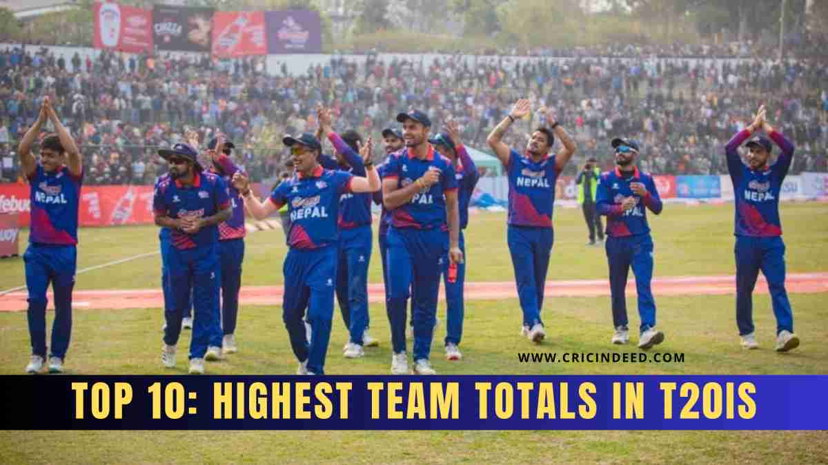 T20I Stats: Highest Team Totals Ever - CricIndeed