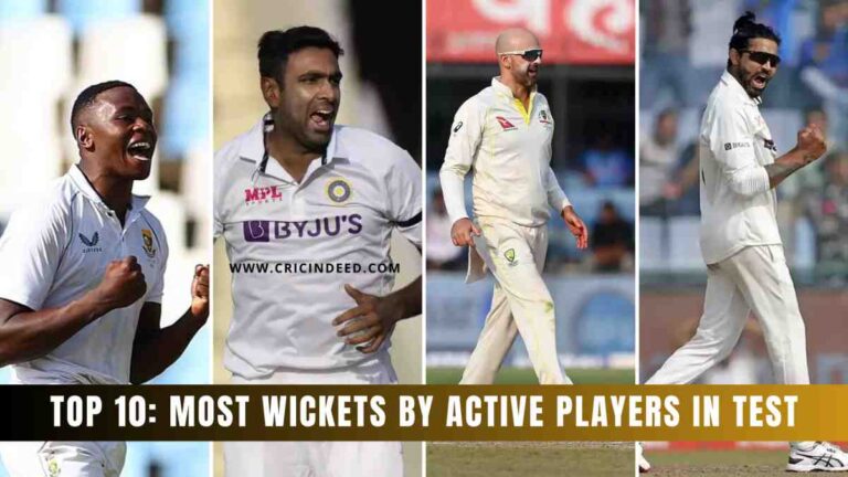 Most Test Wickets by Active Players - CricIndeed