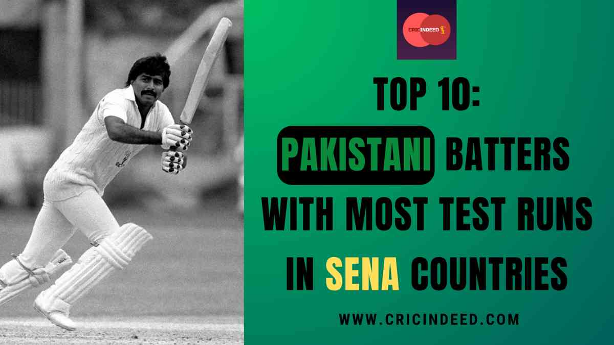 Top 10: Pakistani Batters with Most Test Runs in SENA Countries ...