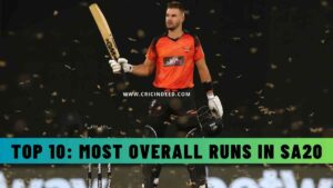 SA20 Stats: Most Runs - CricIndeed