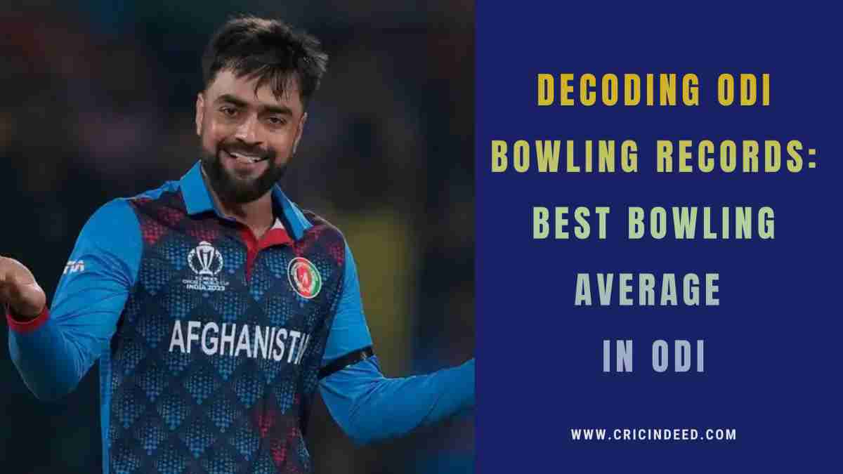 Best Bowling Average in ODI - CricIndeed