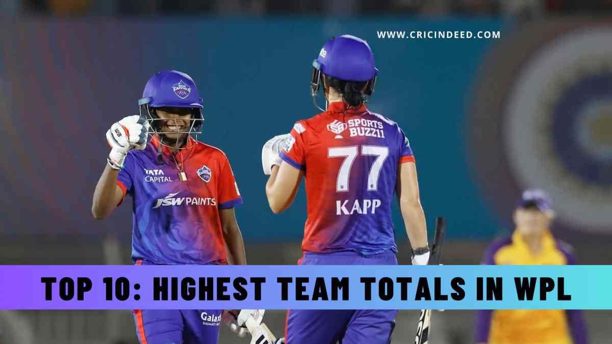Top 10: Highest Team Totals in WPL History - CricIndeed