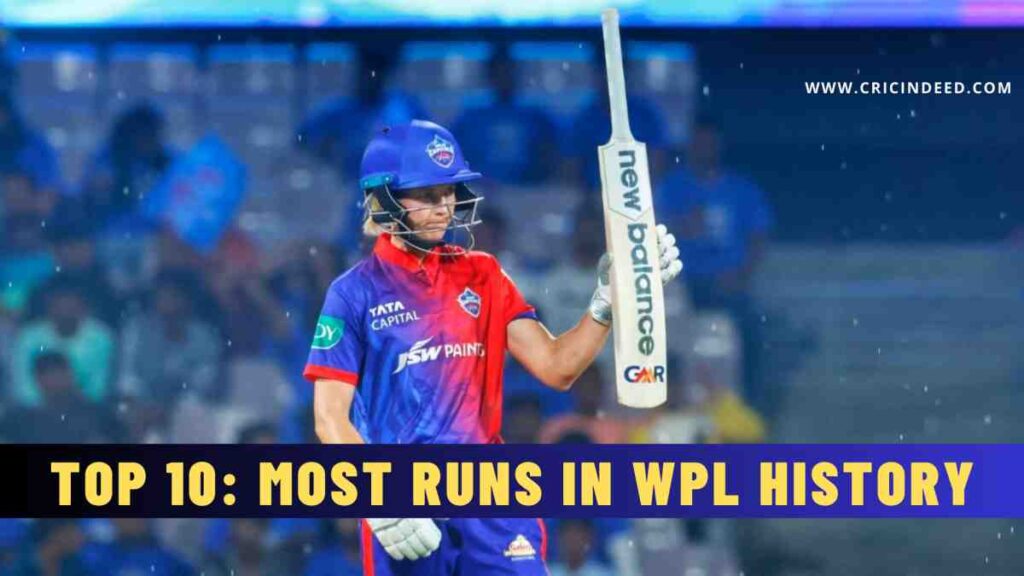 Top 10: Most Runs in WPL History - CricIndeed