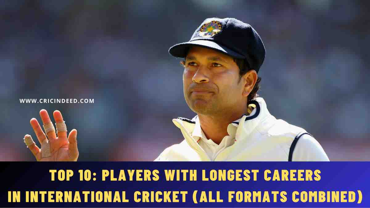 Top 10: Players with Longest Careers in Cricket (All Formats Combined ...