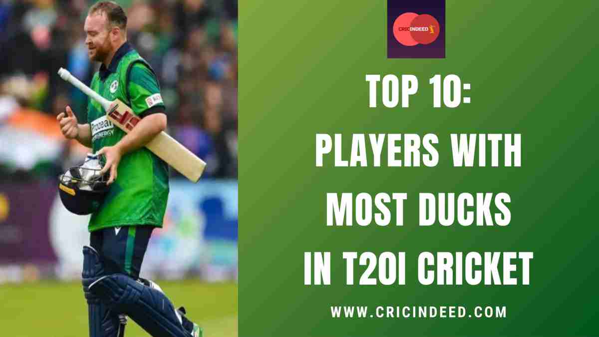 Players with Most Ducks in T20I Cricket - CricIndeed