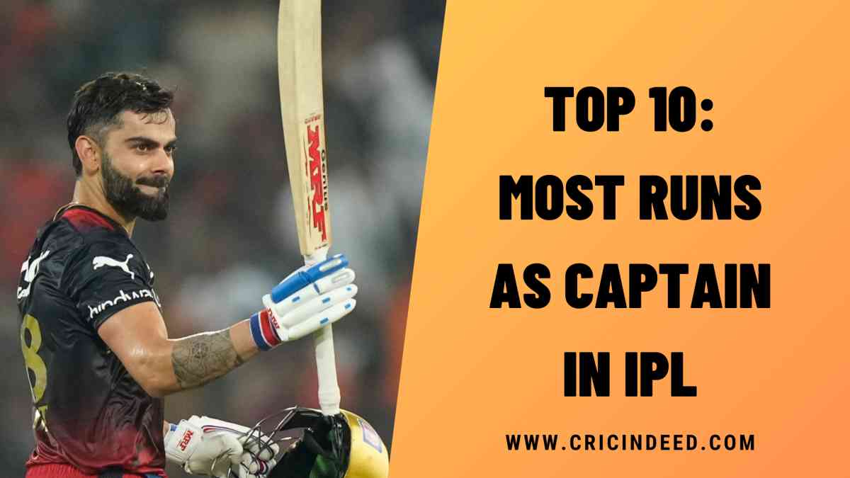 IPL Stats: Most Runs as Captain - CricIndeed