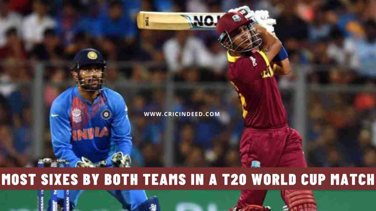 T20 World Cup Stats: Most Sixes by Both Teams in a Match - CricIndeed