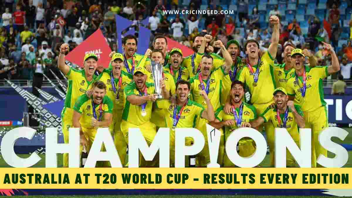 Australia at the T20 World Cup – Results Every Edition - CricIndeed