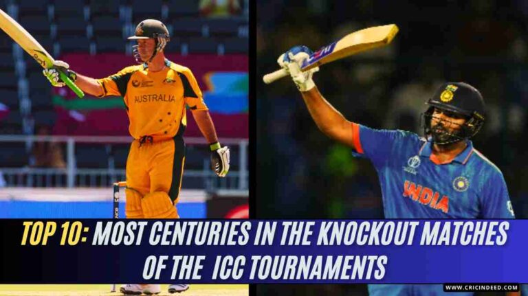 Stats: Most Centuries in ICC Knockout Matches - CricIndeed