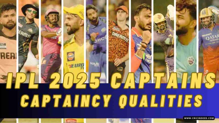 All IPL 2025 Captains List: Leadership Styles Discussed - CricIndeed