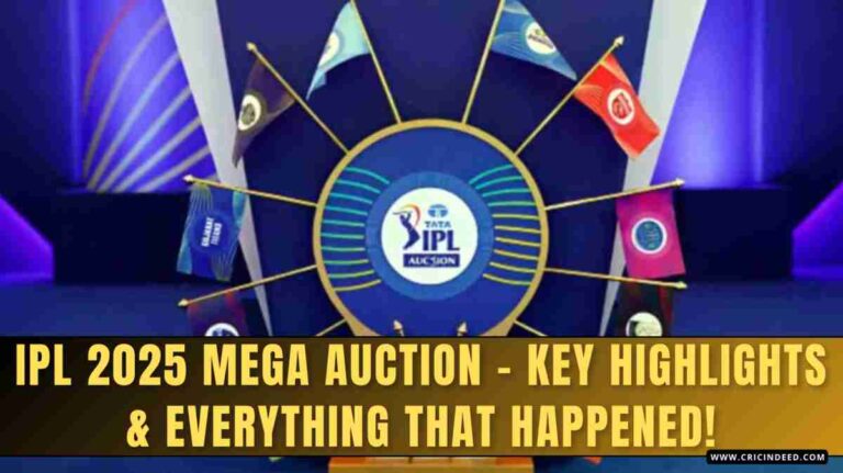 IPL 2025 Mega Auction - Key Highlights & Everything That Happened ...