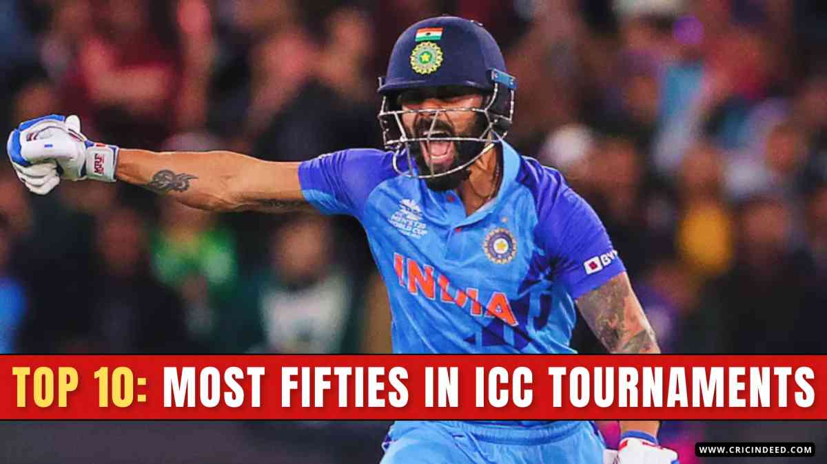 Top 10: Most Fifties in ICC Tournaments - CricIndeed