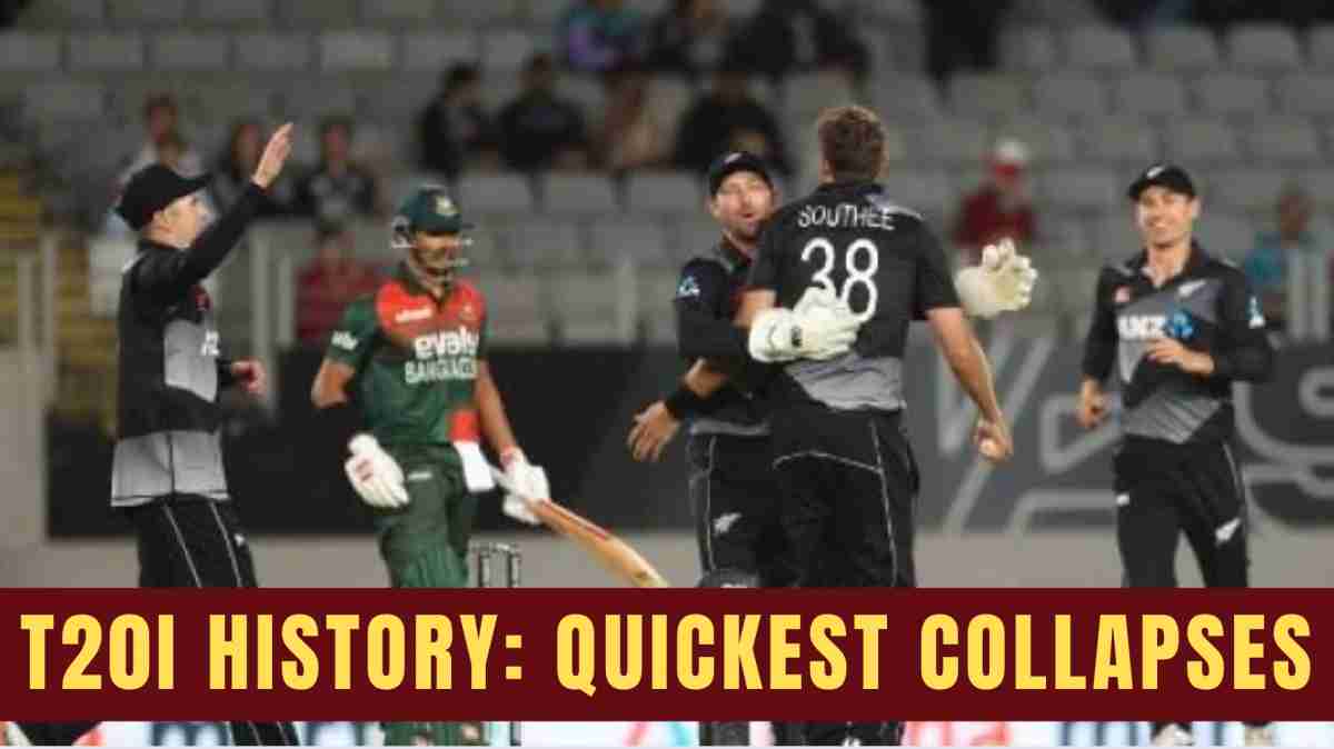 Shortest All-Out Innings in T20Is - CricIndeed