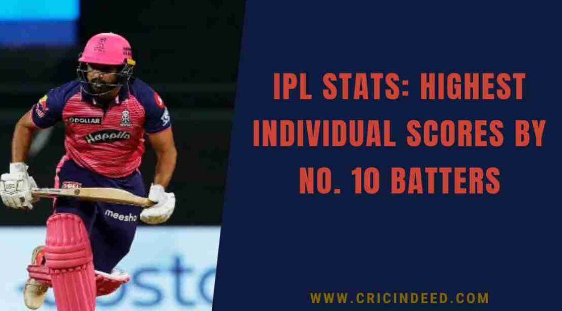 IPL Stats: Highest Individual Scores by No. 10 Batters - CricIndeed