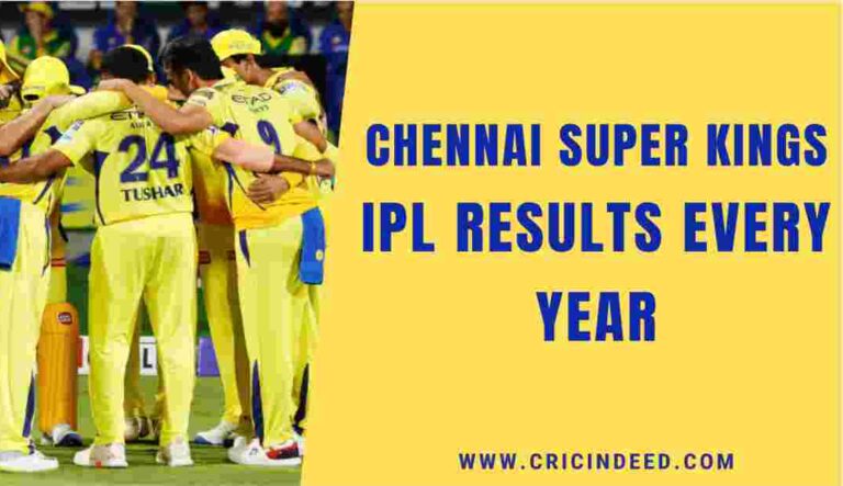 Chennai Super Kings IPL Results Every Year (2008-2026): Full List ...