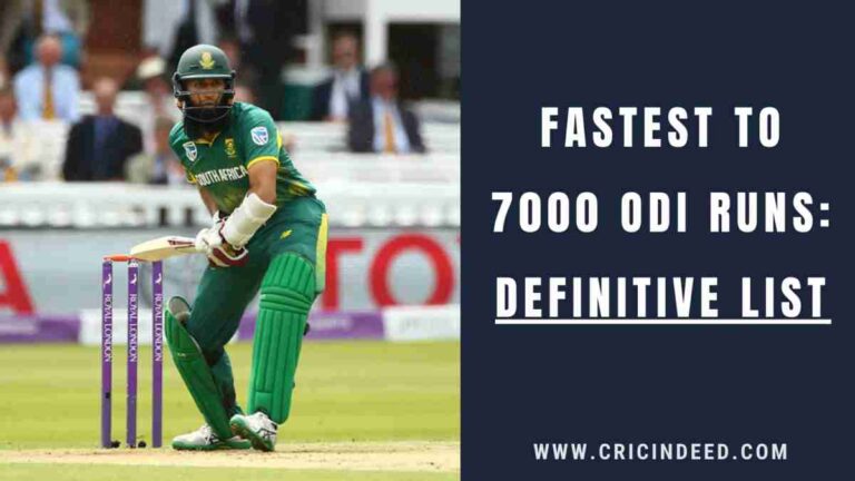 Fastest to 7000 ODI Runs - CricIndeed