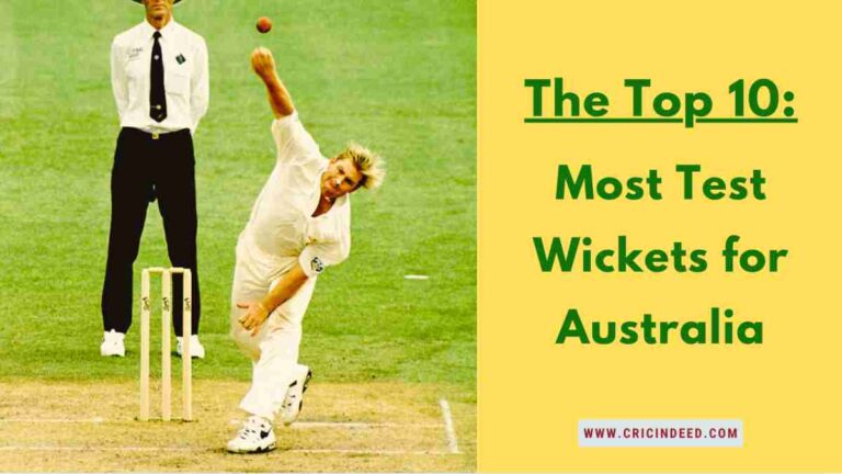 Most Test Wickets for Australia - CricIndeed