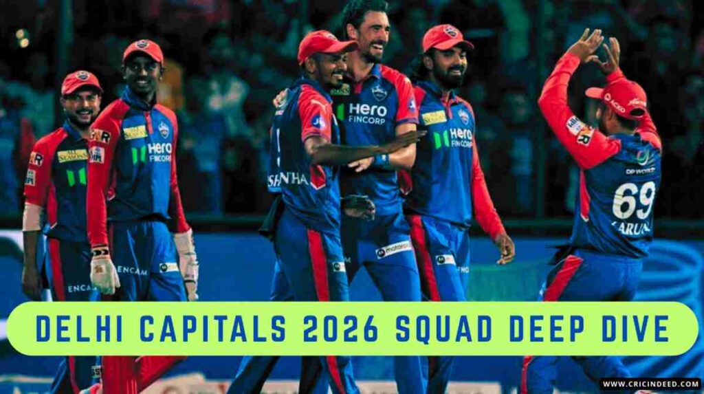 DC IPL 2026 Squad: Full Squad, Auction Buys, & Playing XI