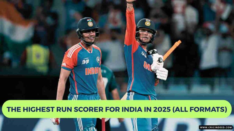 Most Runs for India in 2025: Full Statistics - CricIndeed